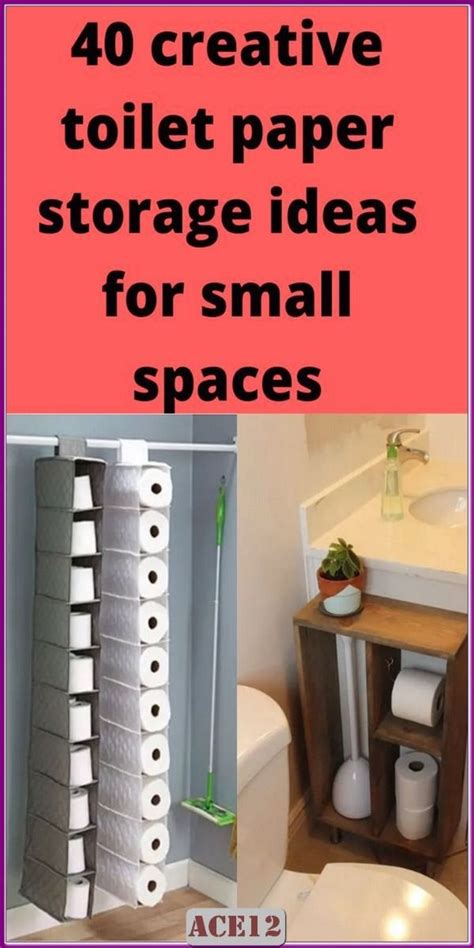 40 Creative Ways To Store Toilet Paper In Small Spaces That Never