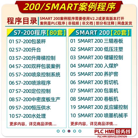 西门子plc案例程序博途s7 1200 1500 smart 200 300项目编程实例 虎窝淘