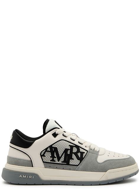 Amiri Classic Panelled Leather Sneakers Black Amiri