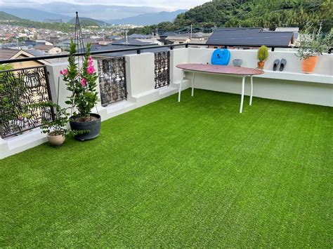 人工芝施工事例【人工芝でお庭がお洒落に変わります】 人工芝販売・施工 スマイルグリーン