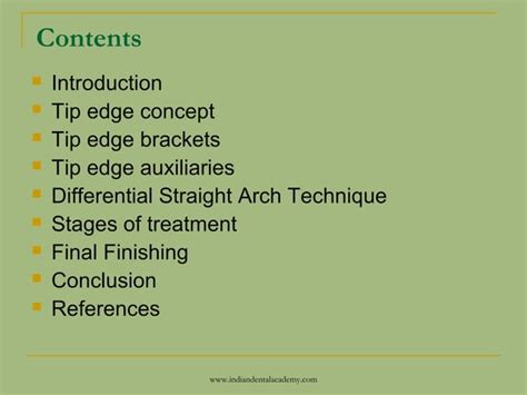Tip Edge Technique Final PPT Tip Edge Technique Final PPT