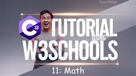 Csharp Math W3schools C Tutorial For Beginners Youtube
