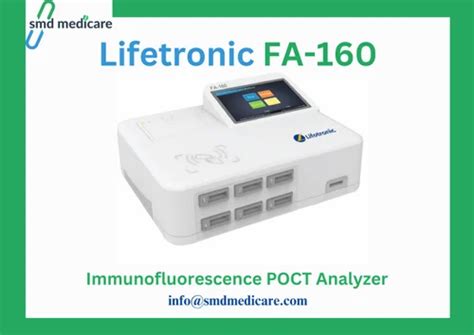 Lifetronic Fa 160 Poct Analyzer At ₹ 75000 Immunoassay Analyser In Roorkee Id 2855023104173