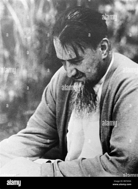 Outstanding Physicist Igor Kurchatov At His Country House In The Moscow