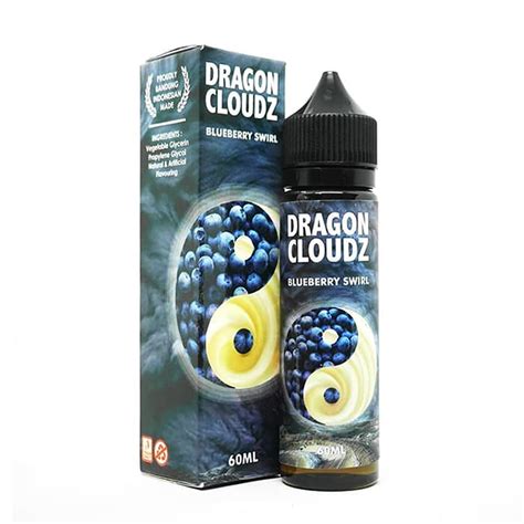 Dragon Cloudz Blueberry Swirl Jual Harga Liquid Lokal Vaporesia
