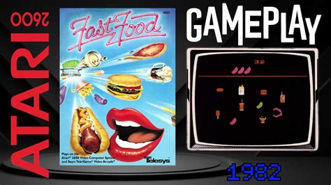 Fast Food Atari 2600 Gameplay Youtube