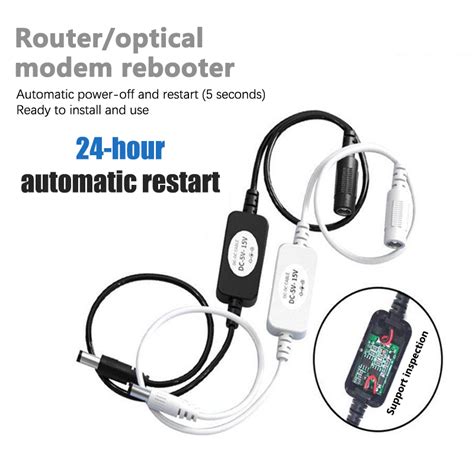 Wifi Router Restart Line 5v 9v 12v 15v 24 72 Hours Timing Automatic Power Off Light Cat Router