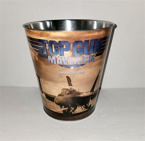 New Top Gun Maverick Movie Popcorn Bucket Tin Rare 4246147410