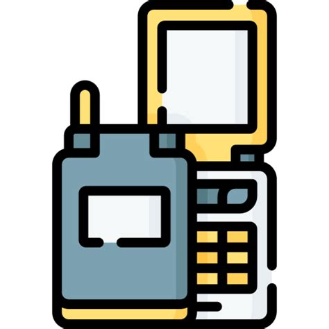folding phone free communications icons