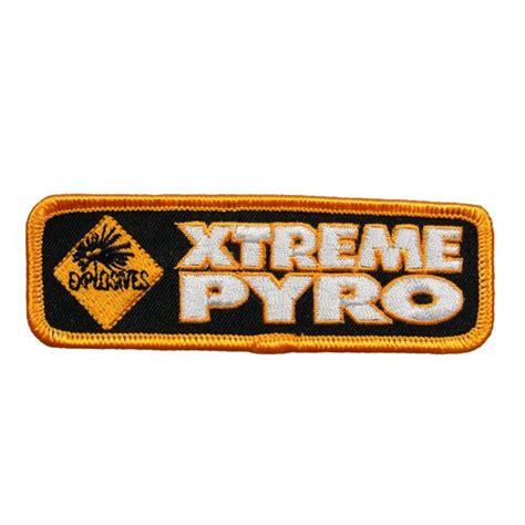 Xtreme Pyro Embroidered Patch Pyro Novelties