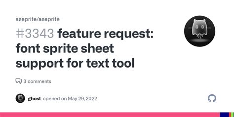 Feature Request Font Sprite Sheet Support For Text Tool · Issue 3343