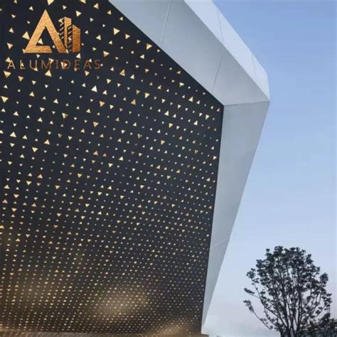 Aluminium Triangle Perforated Panel Alumideas Aluminium Triangle Perforated Panel Alumideas