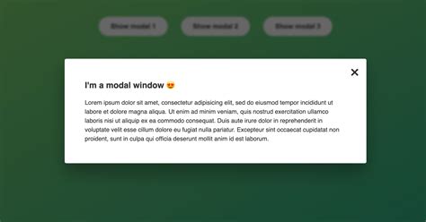 Github Amalumian Modal Window Ui Component Modal Window