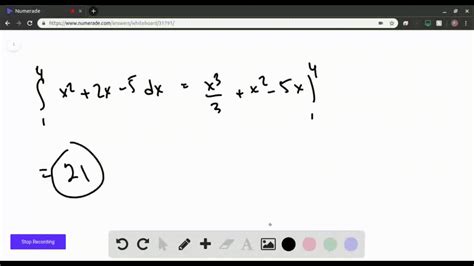 Solveduse The Form Of The Definition Of The Integral Given In Theorem