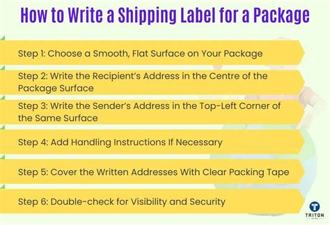 How To Write A Shipping Label A Step By Step Guide