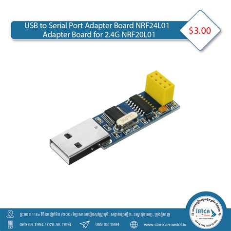 USB To Serial Port Adapter Board For GHz NRF L Arrowdot Store