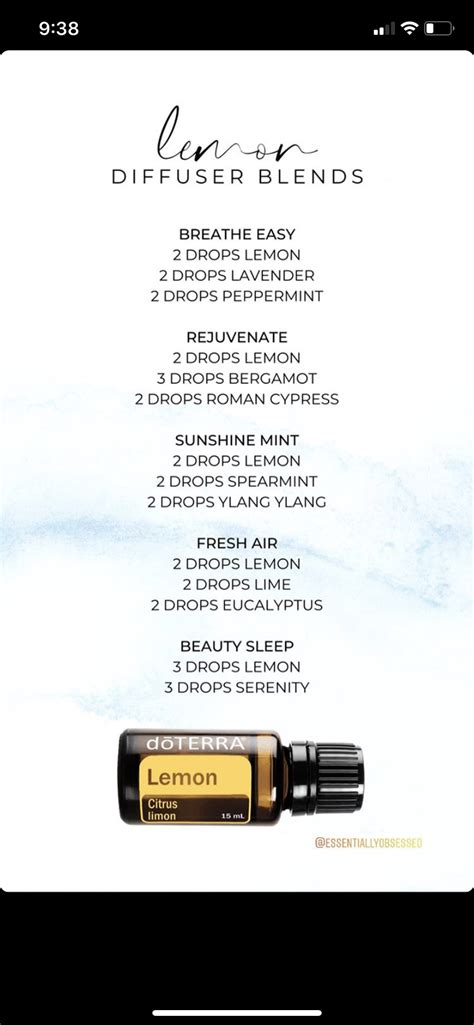 Pin By Janeese Bank On 1 Eo 2 Diffuser Many Doterra Essential Oils
