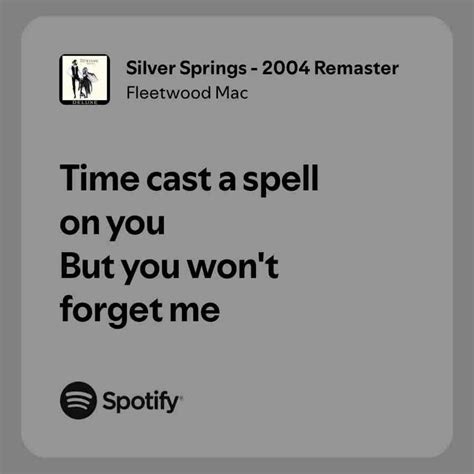 Silver Springs 2004 Remaster Music Quotes Pretty Lyrics Song Lyrics