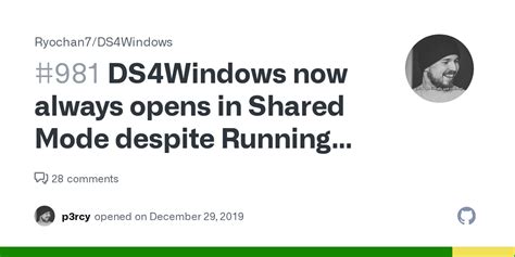 DS4Windows Now Always Opens In Shared Mode Despite Running As Administrator Issue 981