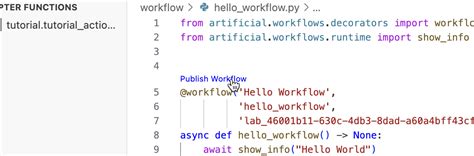 Step 2 Create Your First Workflow Artificial Sdk