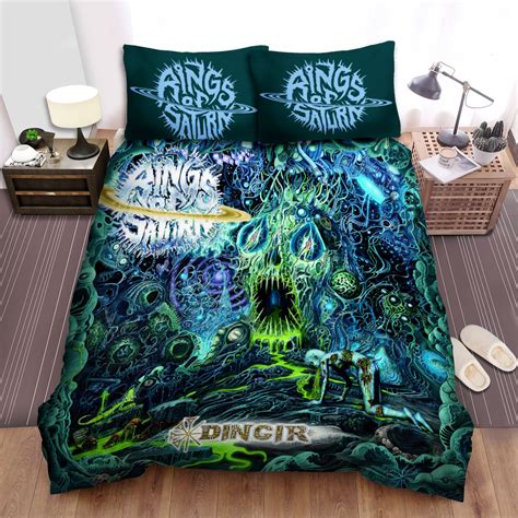Rings Of Saturn Band Dingir Album Cover Bed Sheets Spread Comforter
