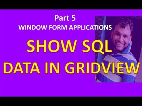 How To Bind Or Fill Data To The Windows Forms DataGridView Control YouTube