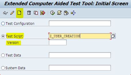 Creating Mass User Using ECATT Script SAP Community