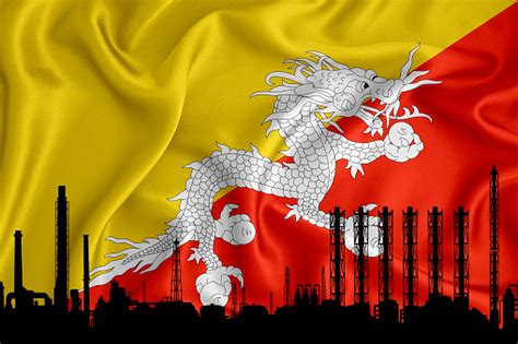 부탄 플래그 로고를위한 공간이있는 배경 산업 3d 일러스트레이션 화학 공장 오일 정제 가스 에너지 아이콘의 실루엣 중공업 0명에 대한 스톡 벡터 아트 및 기타 이미지