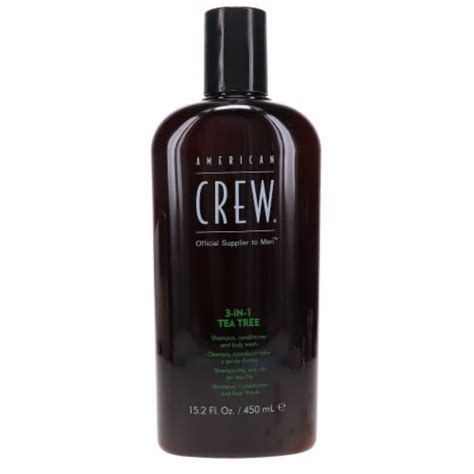 American Crew 3 In 1 Tea Tree Shampoo Conditioner And Body Wash 15 2 Oz