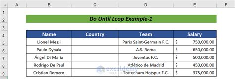 how to use do until loop in excel vba with 2 examples