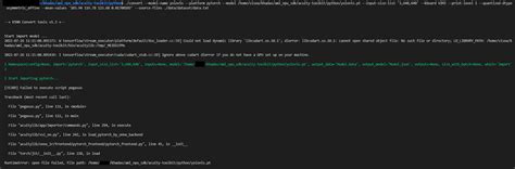 Pytorch Model Convert Error Vim3 Khadas Community