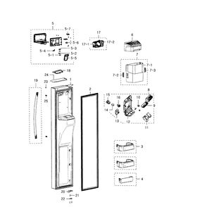 Samsung Rsg309aars Xaa 01 Refrigerator Oem Parts
