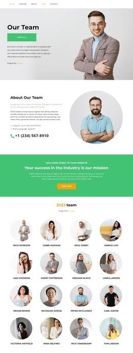 simple and intuitive website template by nicepage