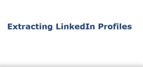 Extract Data From Linkedin Facebook And Twitter