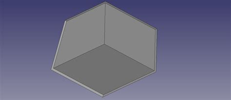 Part Design Thickness FreeCAD Info