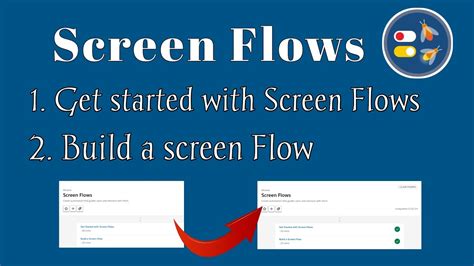 screen flows build a screen flow get started with screen flows