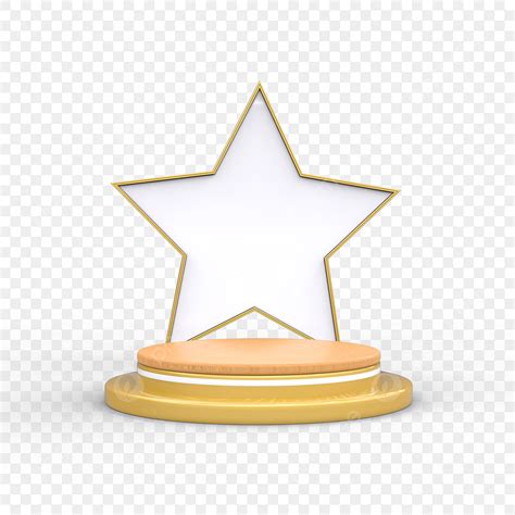 스테이지 스타 일러스트 황금 3d입니다 연단 클립 아트 지휘대 3d Png 일러스트 및 Psd 이미지 무료 다운로드
