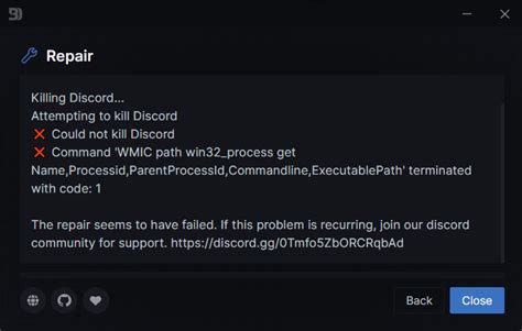 BetterDiscord Installer Repair Function Error Issue BetterDiscord Installer GitHub