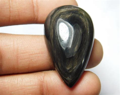 Natural Fire Sheen Rainbow Obsidian Cabochonsfire Sheen Rainbow Obsidian Gemstonefire Sheen