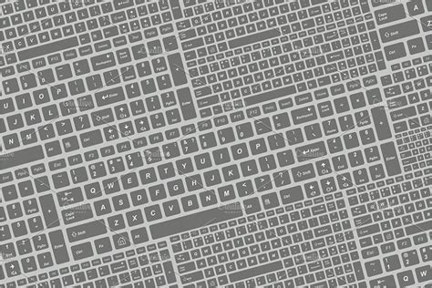 Seamless Keyboard Pattern Background Graphics ~ Creative Market