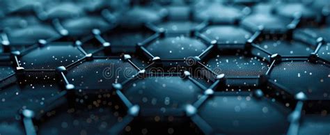 Close Up Of Graphene Sheet Revealing Its Honeycomb Lattice Structure For A Revolutionary