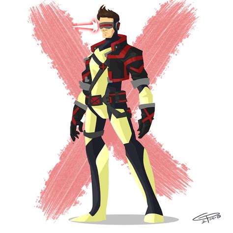 Cyclops Redesign By Aznnerd On Deviantart X Men Cyclops Marvel Fan Art