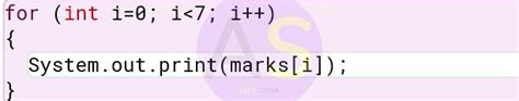 Class10 Icse Java Arrays In Java Theory