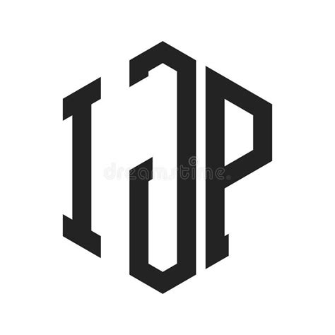 Ijp Logo Design Initial Letter Ijp Monogram Logo Using Hexagon Shape