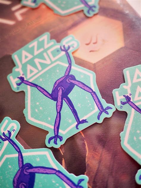 Project Hail Mary Merch Jazz Hands Sticker 3” Free Us Shipping Etsy