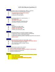 ECTE Review C Docx ECTE Review Questions C Question In The Ethernet Frame There Is A