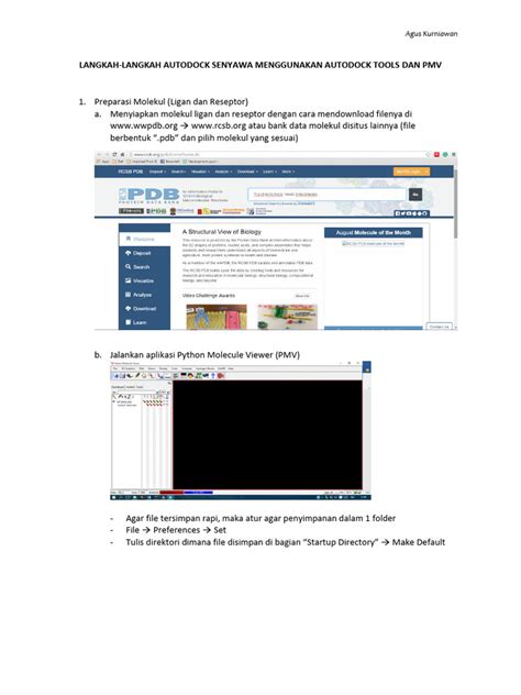 cara docking senyawa dengan autodock 4 pdf