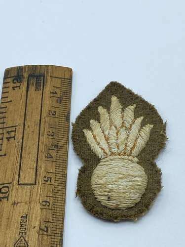 Ww2 Period British Royal Engineers Senior Nco Sleeve Badge Patch