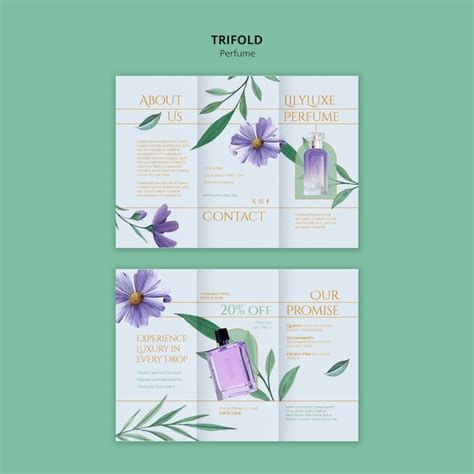 free psd perfume template design