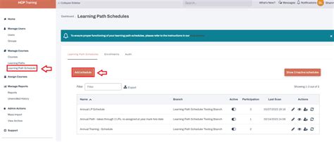 Build Your Own Learning Path Schedule